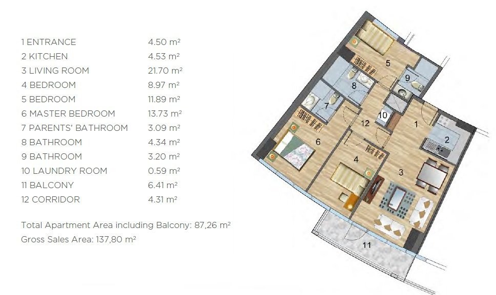 Midtown Prestige Residence - for Sale in Istanbul / Başakşehir. Trem Global