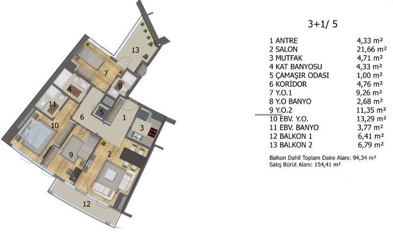 Midtown Prestige Residence - for Sale in Istanbul / Başakşehir. Trem Global